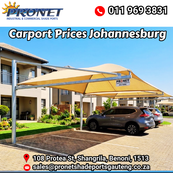 Carport Prices Johannesburg 2026 - Pronet Shade Ports and Carports in ...